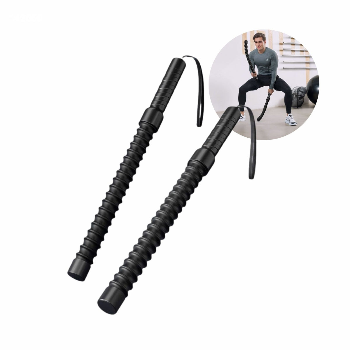 Seilloses Battle Rope Battle-Rope-Sticks Gewichts Griffe Air Rope ...