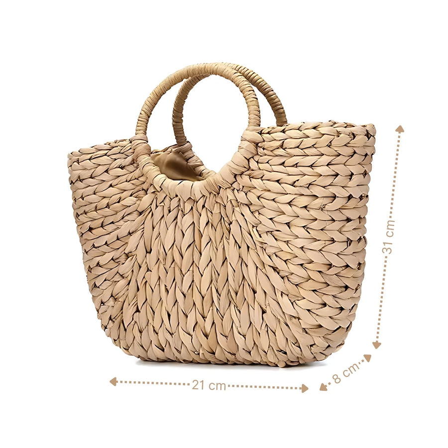 Strandtasche Stroh-Handtasche Halbmond-Tragetasche Beach-Bag – Hermex.ch